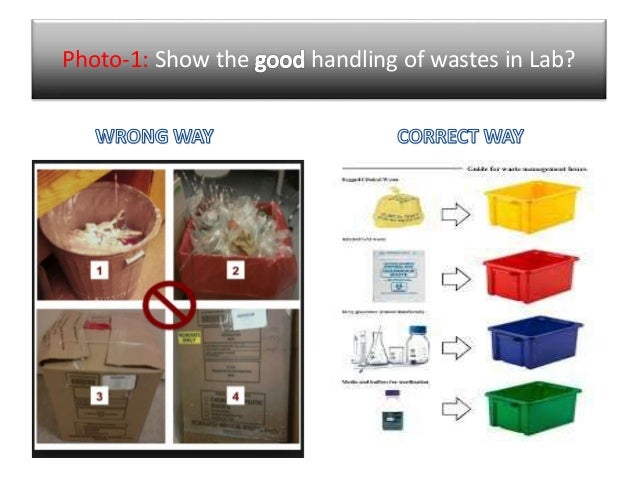 Laboratory Wastes in Medical/Health University
