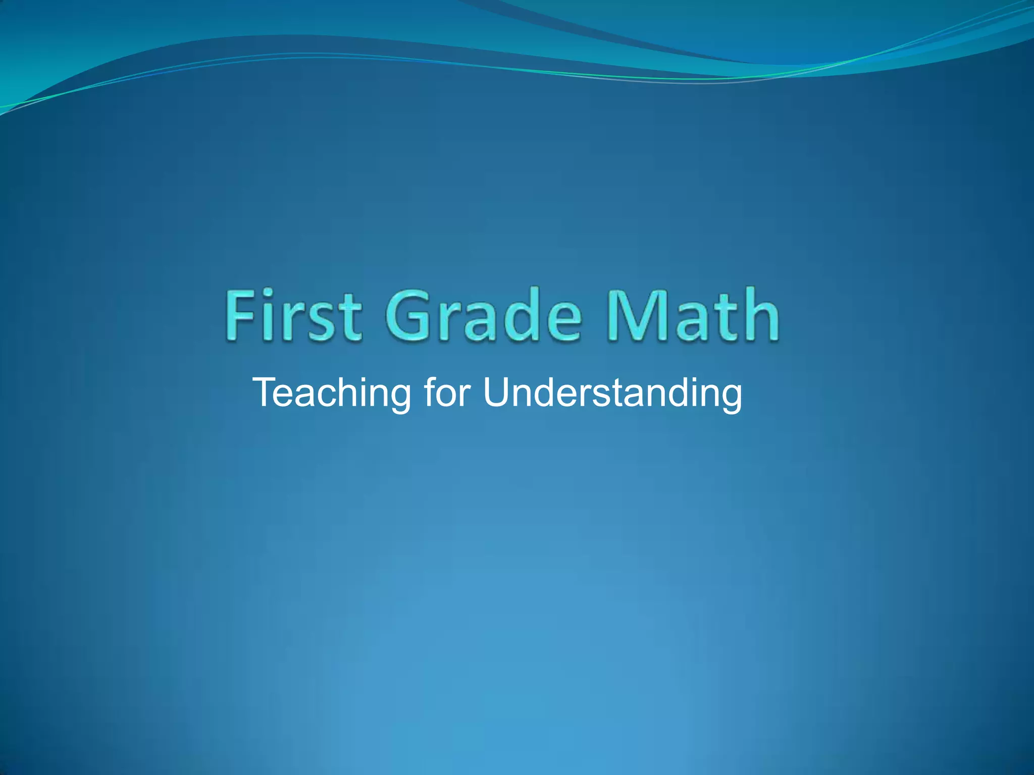 Presentation For Math Curriculum Night 10.22.09 | Homework and Study ...