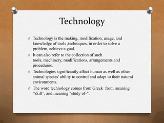 The overview of latest technology | PPTX | Computer Networking | Computing