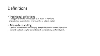 Presentation for Music Genres | PPTX