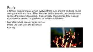 Presentation for Music Genres | PPTX