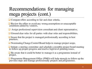 Addressing the challenges of delivering Mega Projects | PDF