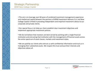 MSM Presentation | PPT