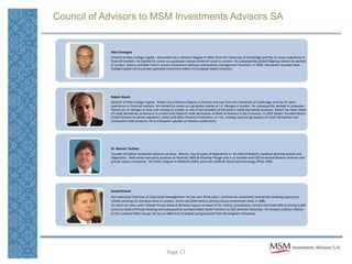 MSM Presentation | PPT