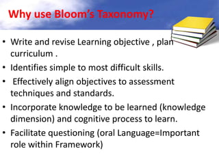 Bloom's Taxonomy | PPTX