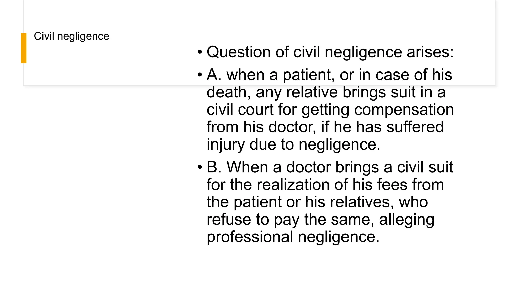 Medical negligence and its defence | PPTX