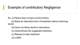 Medical negligence and its defence | PPTX