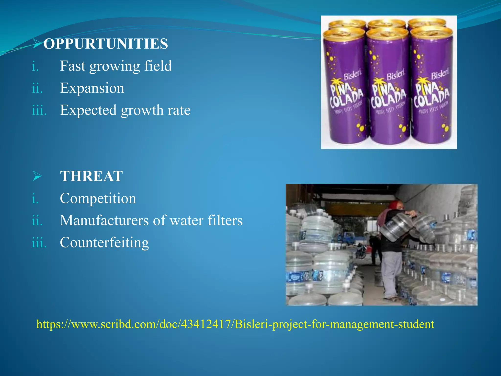 Presentation on Bisleri International pvt ltd. | PPTX