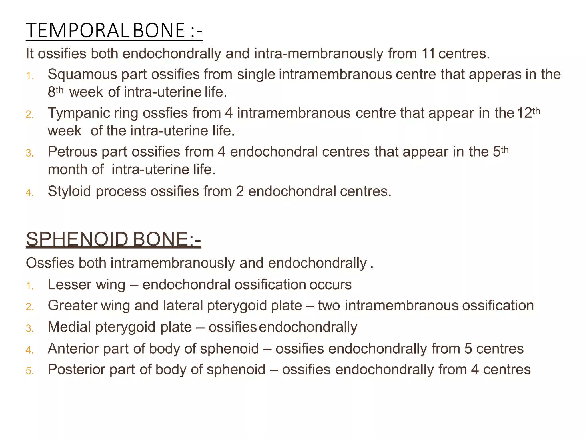 Growth and Development of Cranial and Facial structures.(Orthodontics ...