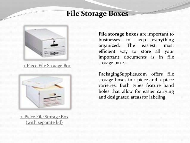 Types of Shipping & Packing Boxes