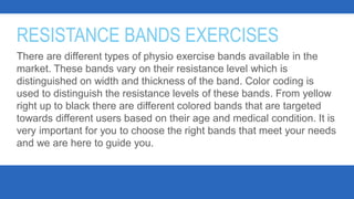Resistance Bands Physio | PDF