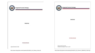 Dissecting the US Integrated Country Strategy for Pakistan in the ...