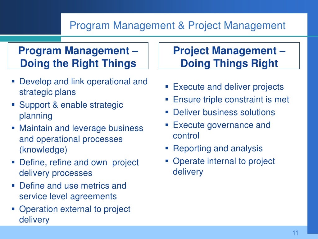 Business PMO & IT Pmo What Is The Difference
