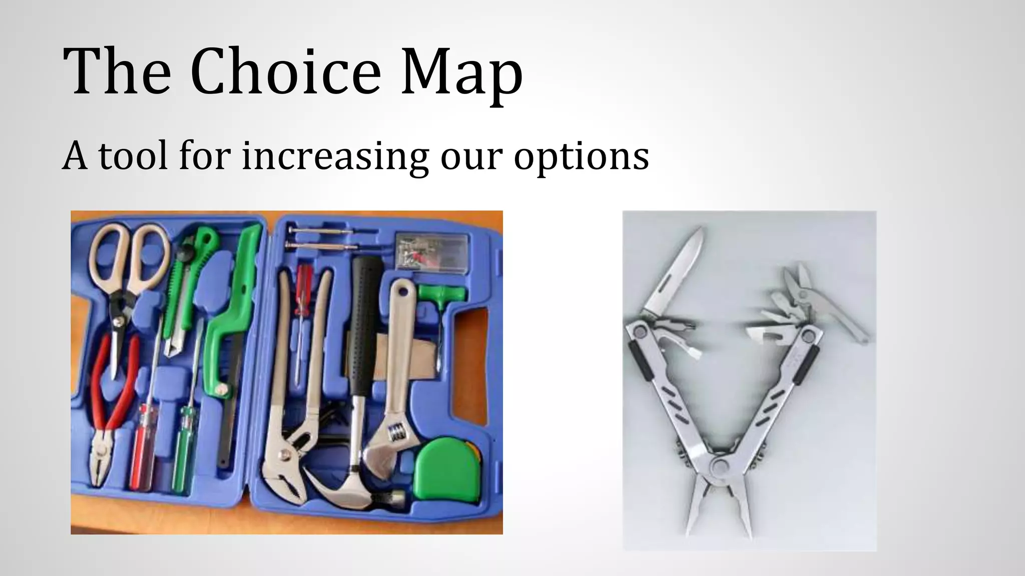 Psychological Tools: The Choice Map & Understanding Attention | PPTX