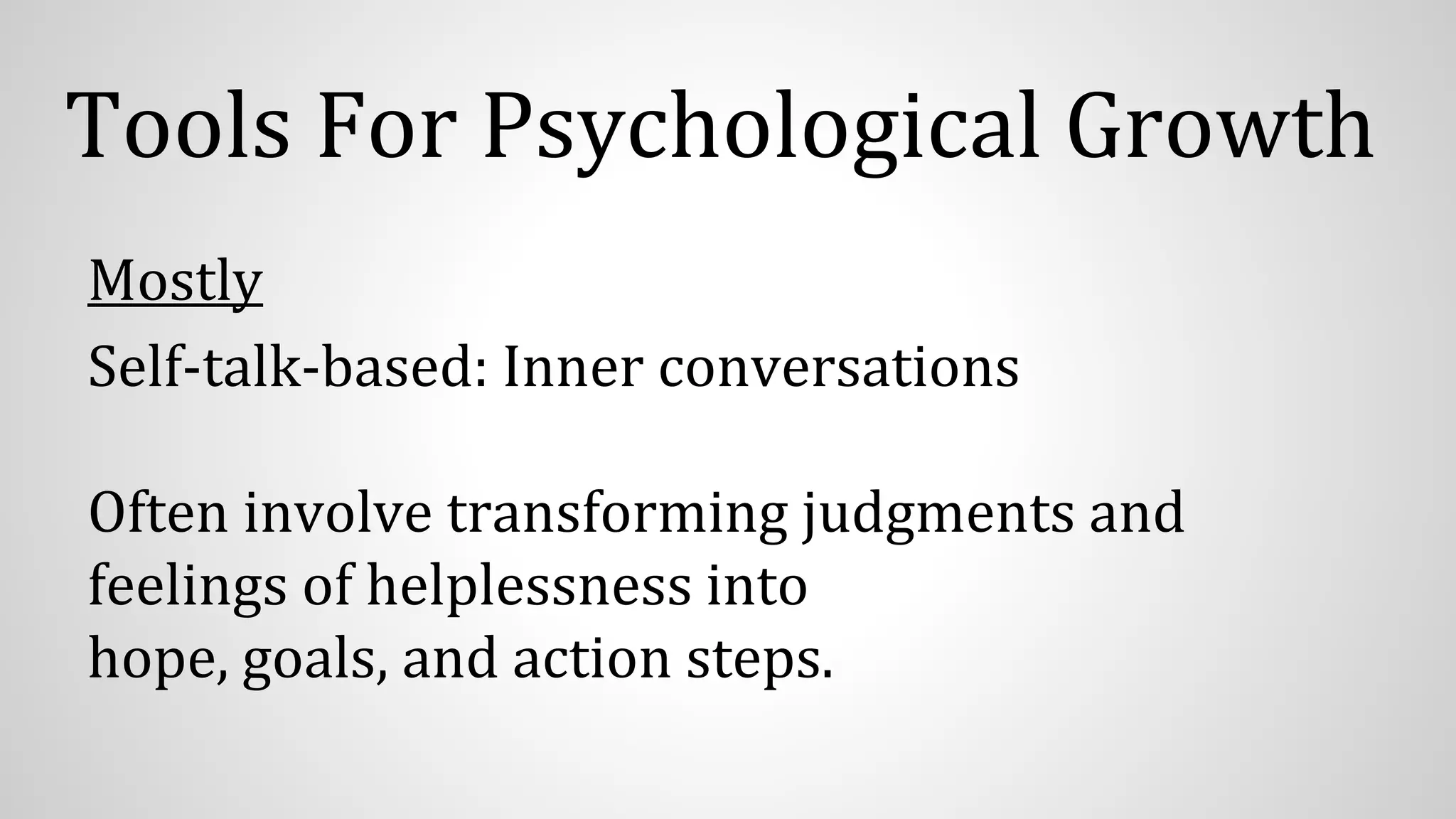 Psychological Tools: The Choice Map & Understanding Attention | PPTX