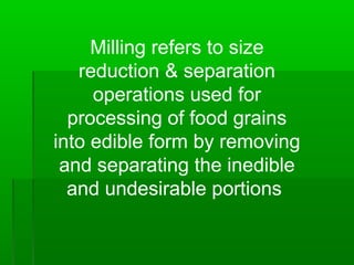rice milling | PPT