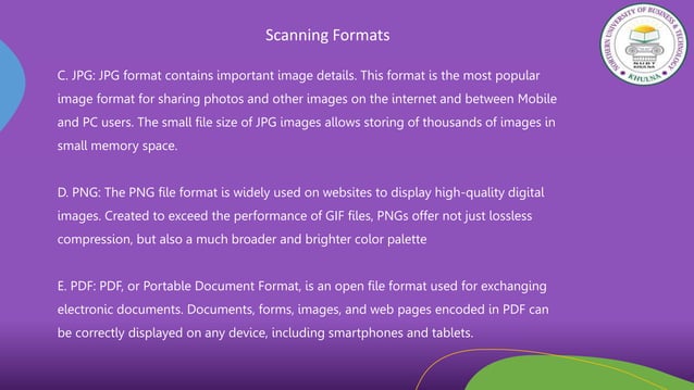 Presentation for Scanner .pptx | Computer Peripherals | Computing
