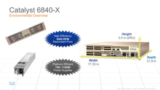 Get More for Less with the New Cisco Catalyst 6840-X Series Switch | PPT
