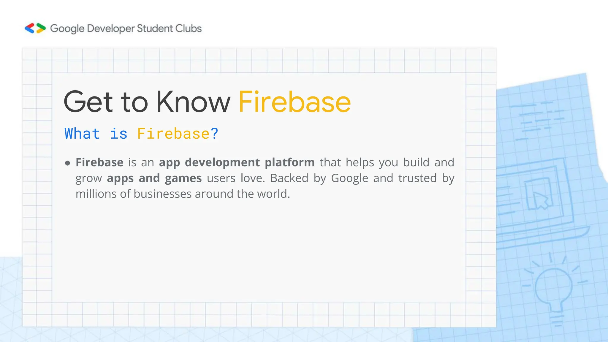 Firebase integration with Flutter | PPT Firebase integration with Flutter | PPT
