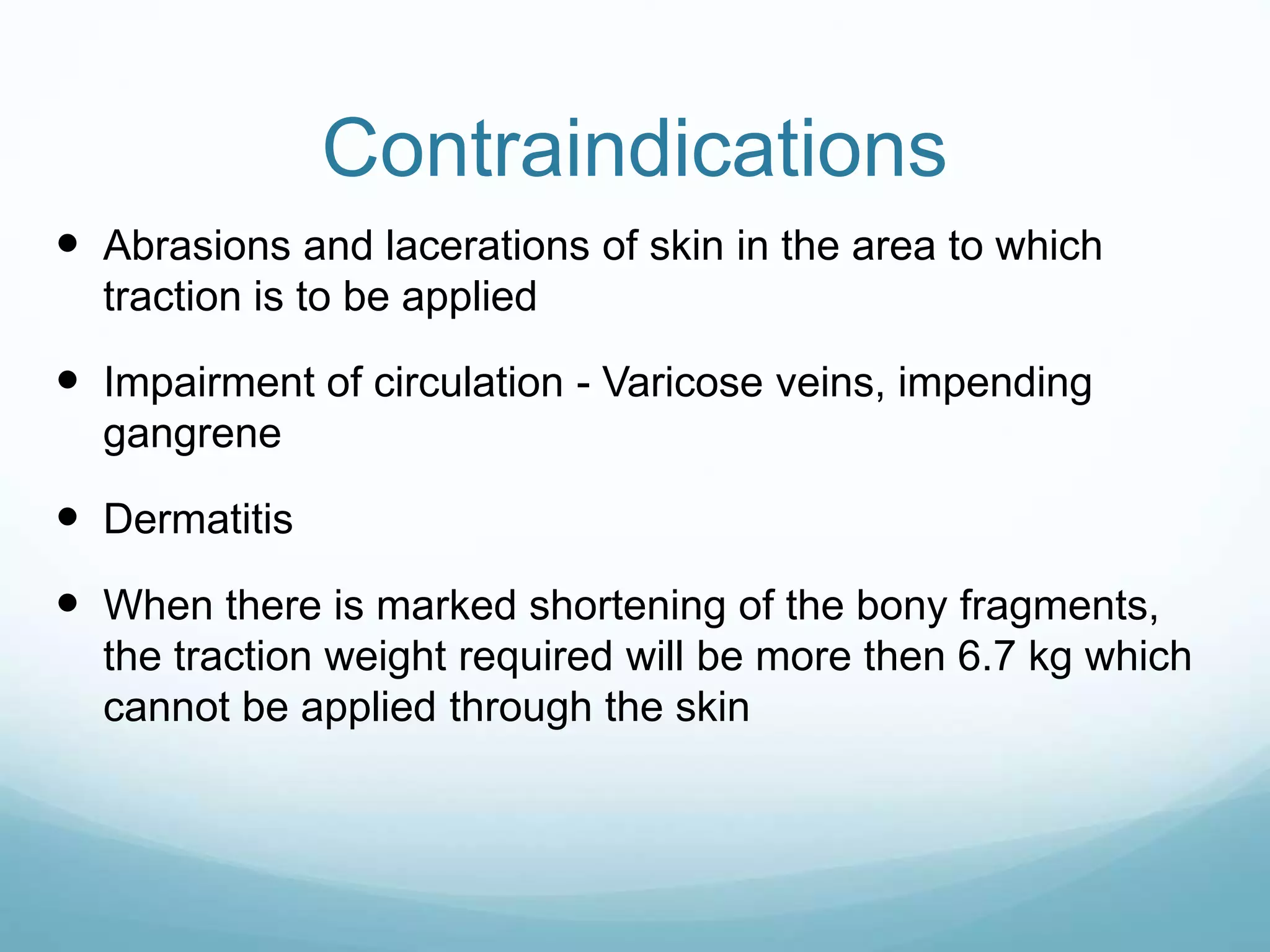 Presentation for skin traction | PPTX