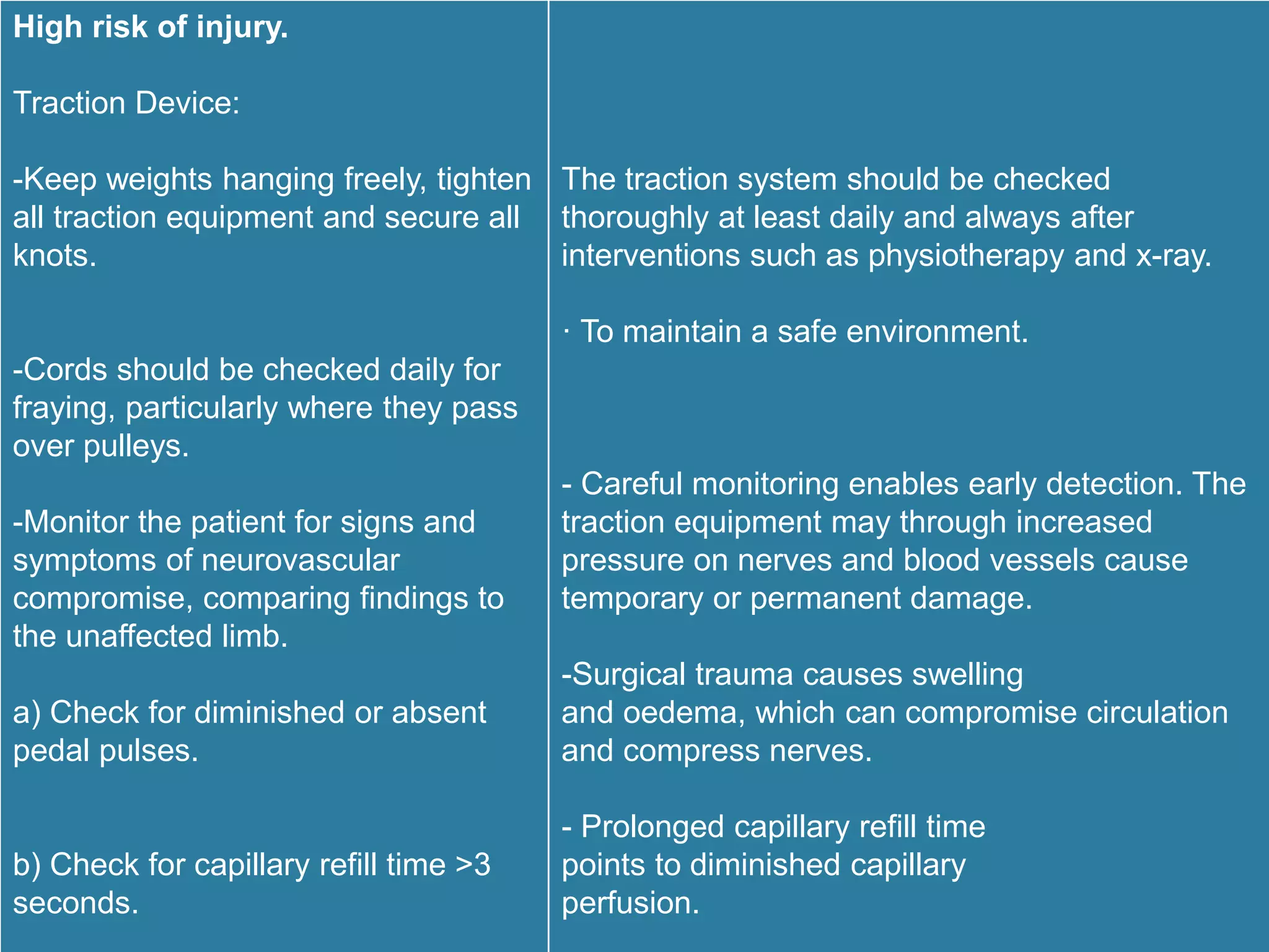 Presentation for skin traction | PPTX