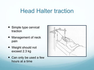 Cervical Skin Traction
