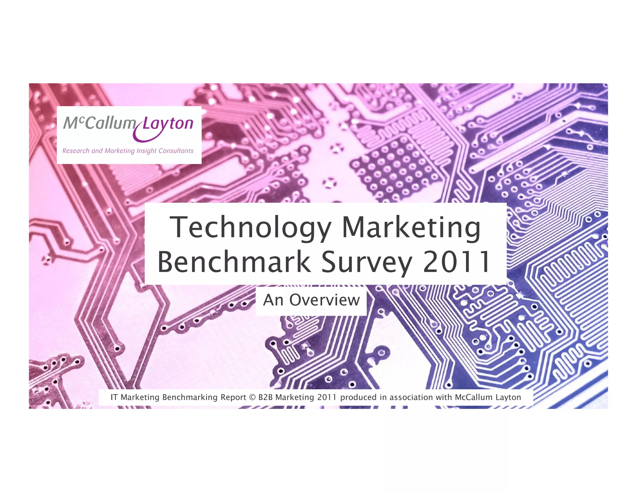 Technology Marketing Benchmark Survey 2011 | PDF