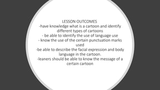 Teaching cartoons in a classroom | PPTX