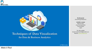 Techniques of Data Visualization for Data & Business Analytics | PPTX