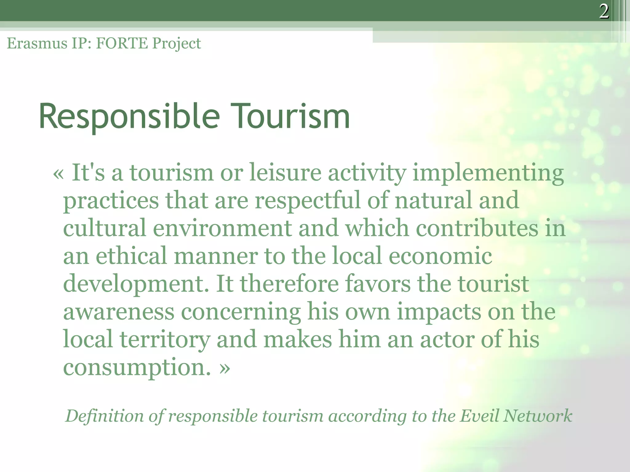 Presentation Forte Project | PPT | Travel