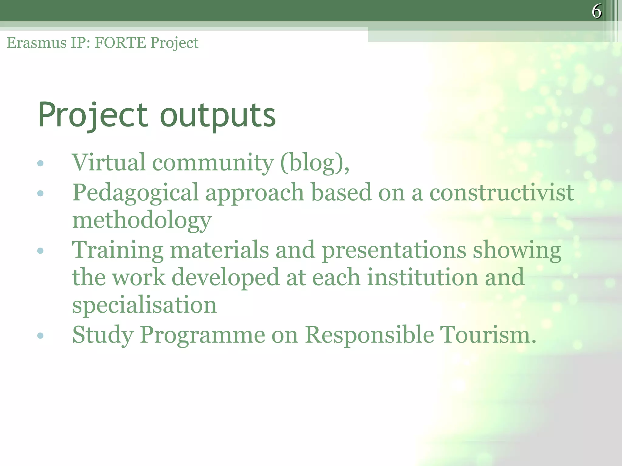 Presentation Forte Project | PPT | Travel