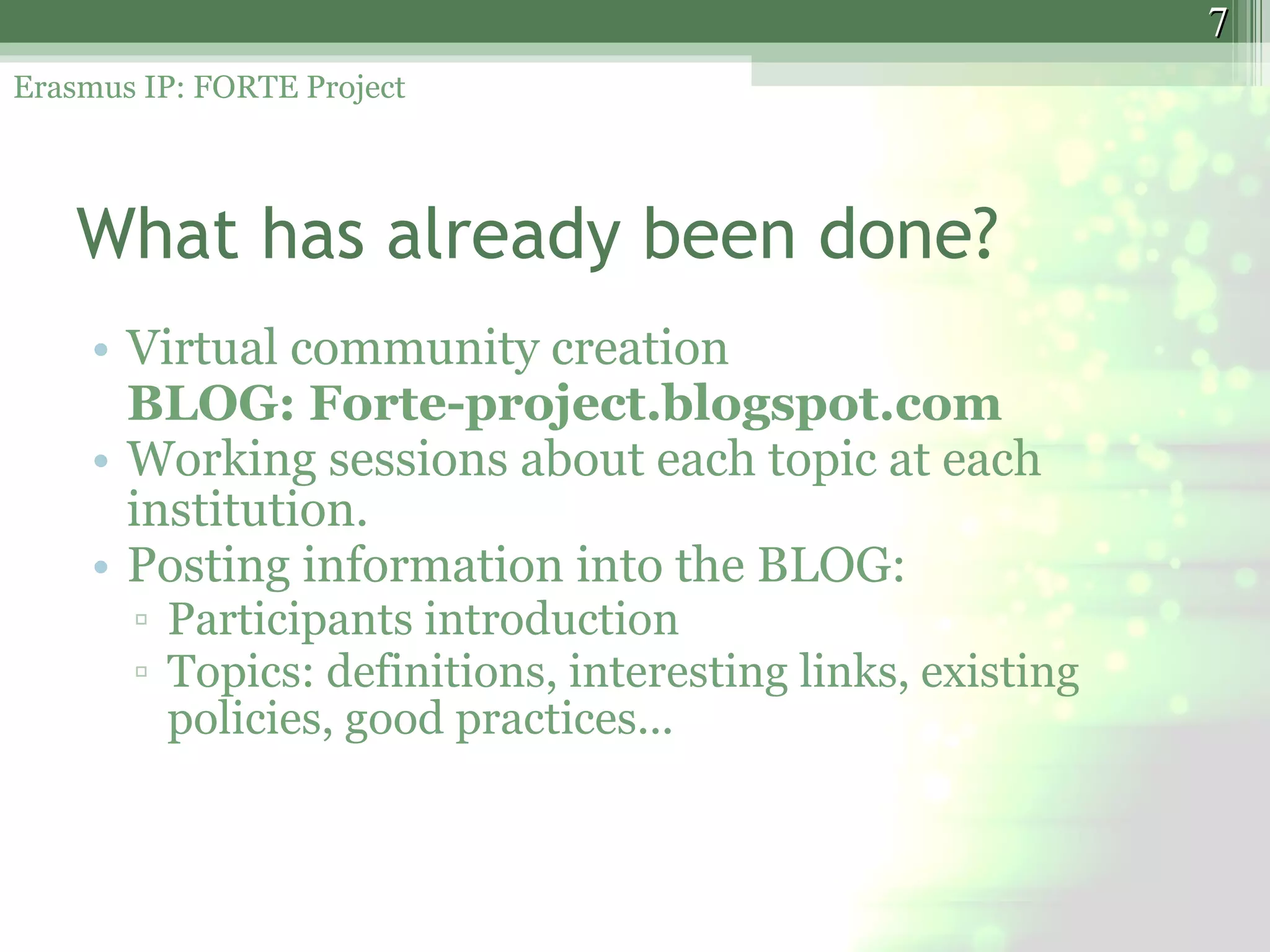 Presentation Forte Project | PPT | Travel