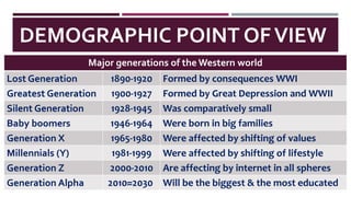 Presentation on generation's theory | PPTX | Business | Business and ...
