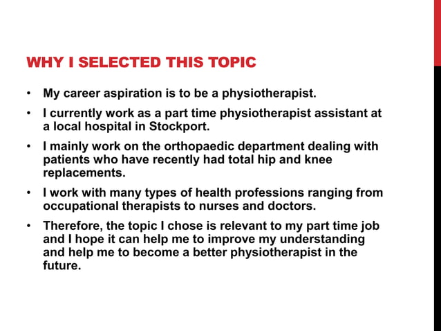 Presentation for Total Hip Arthroplasty | PPT