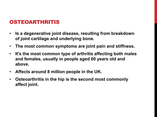 Presentation for Total Hip Arthroplasty | PPT