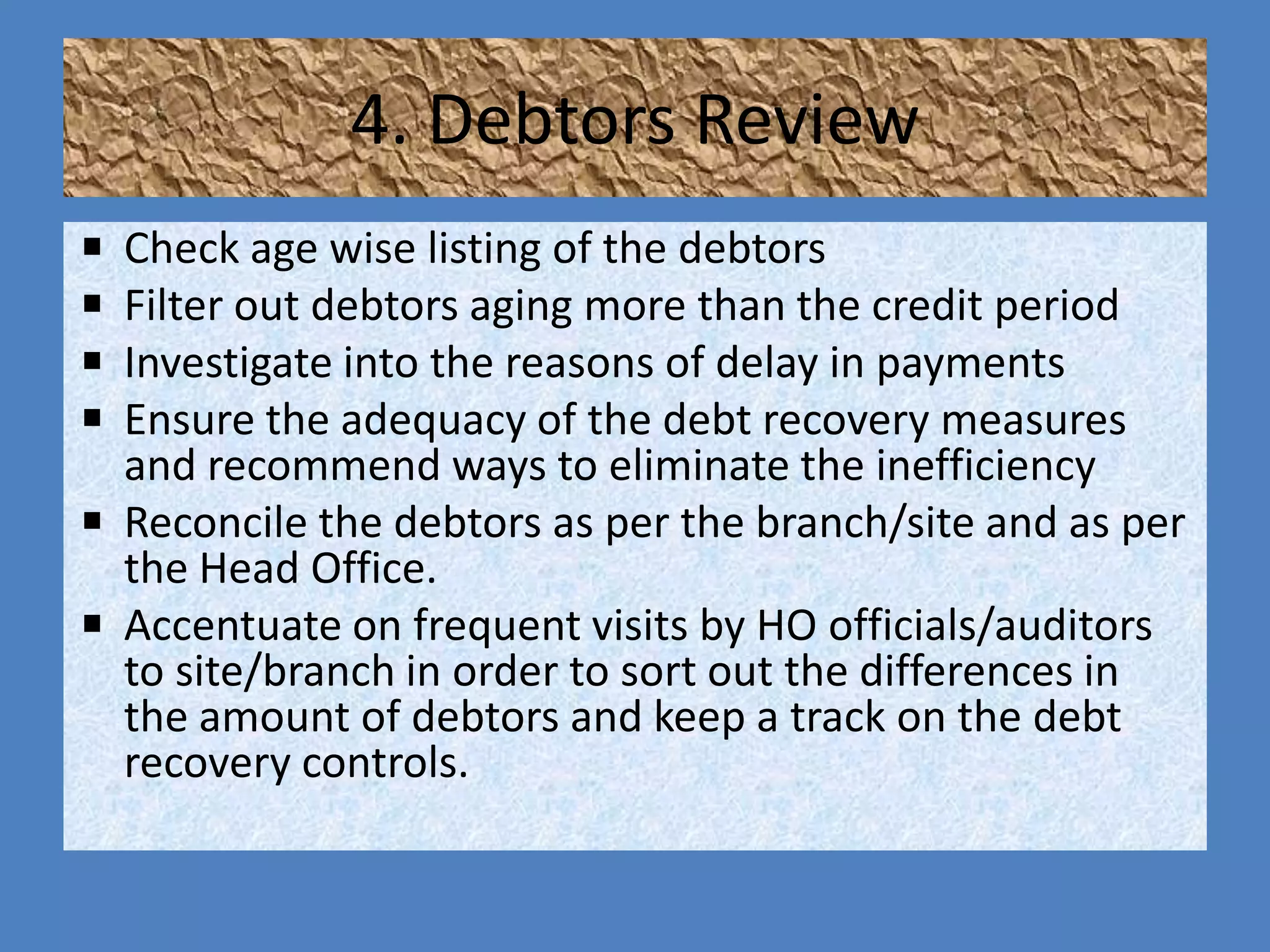 Internal Audit of Manufacturing Companies | PPSX