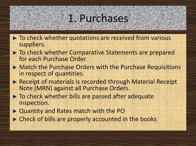 Internal Audit of Manufacturing Companies | PPSX | Business Accounting ...