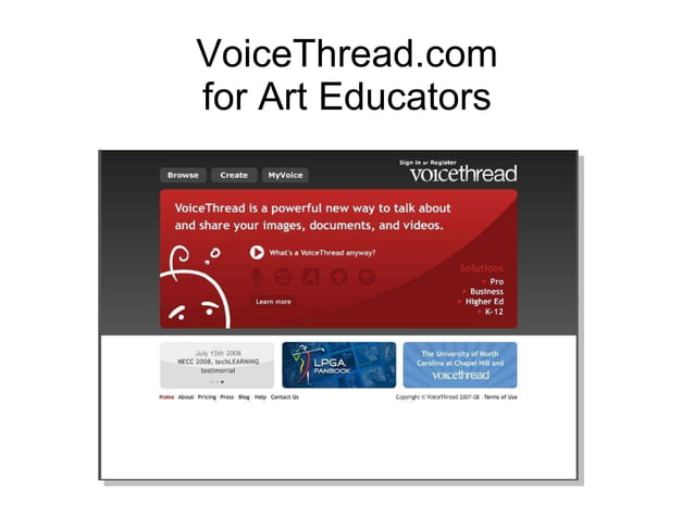 Presentation For Voicethread | PPT
