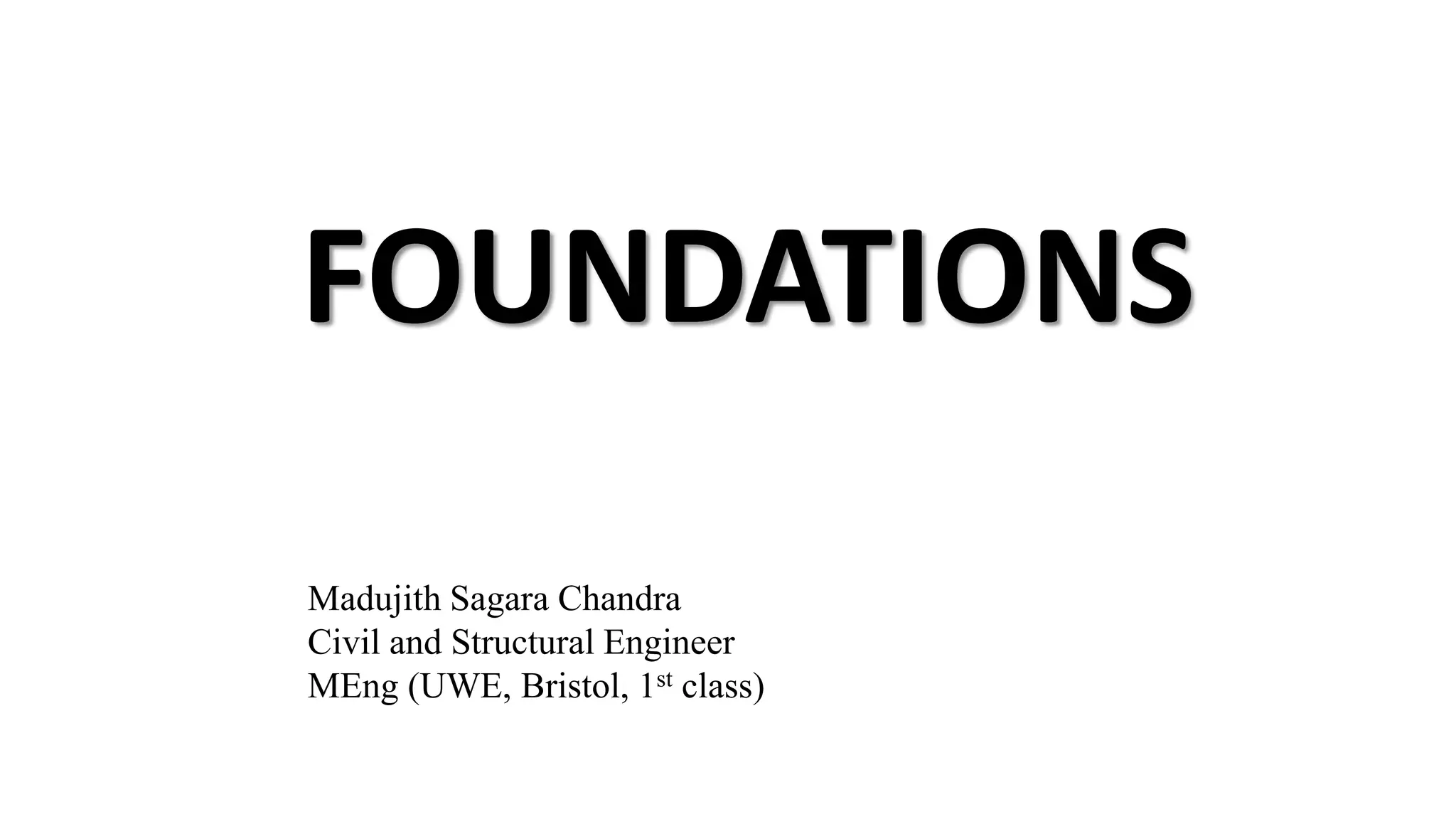 Basic types of foundations | PPT