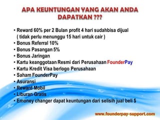 Presentation FounderPay ( Agus P - 081335105189 ) | PPSX