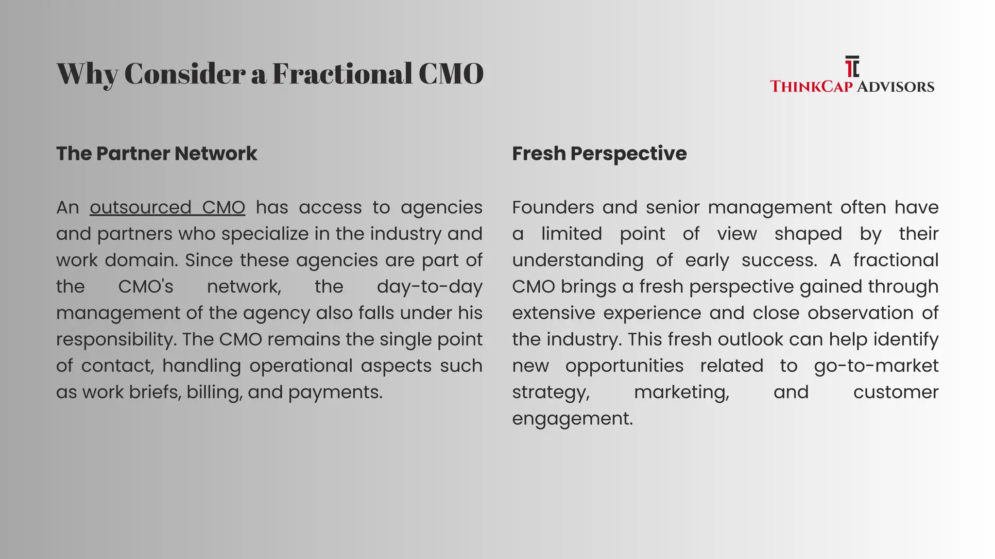 Fractional CMO Services For B2B SaaS: Benefits & Considerations | PPT | Free Download