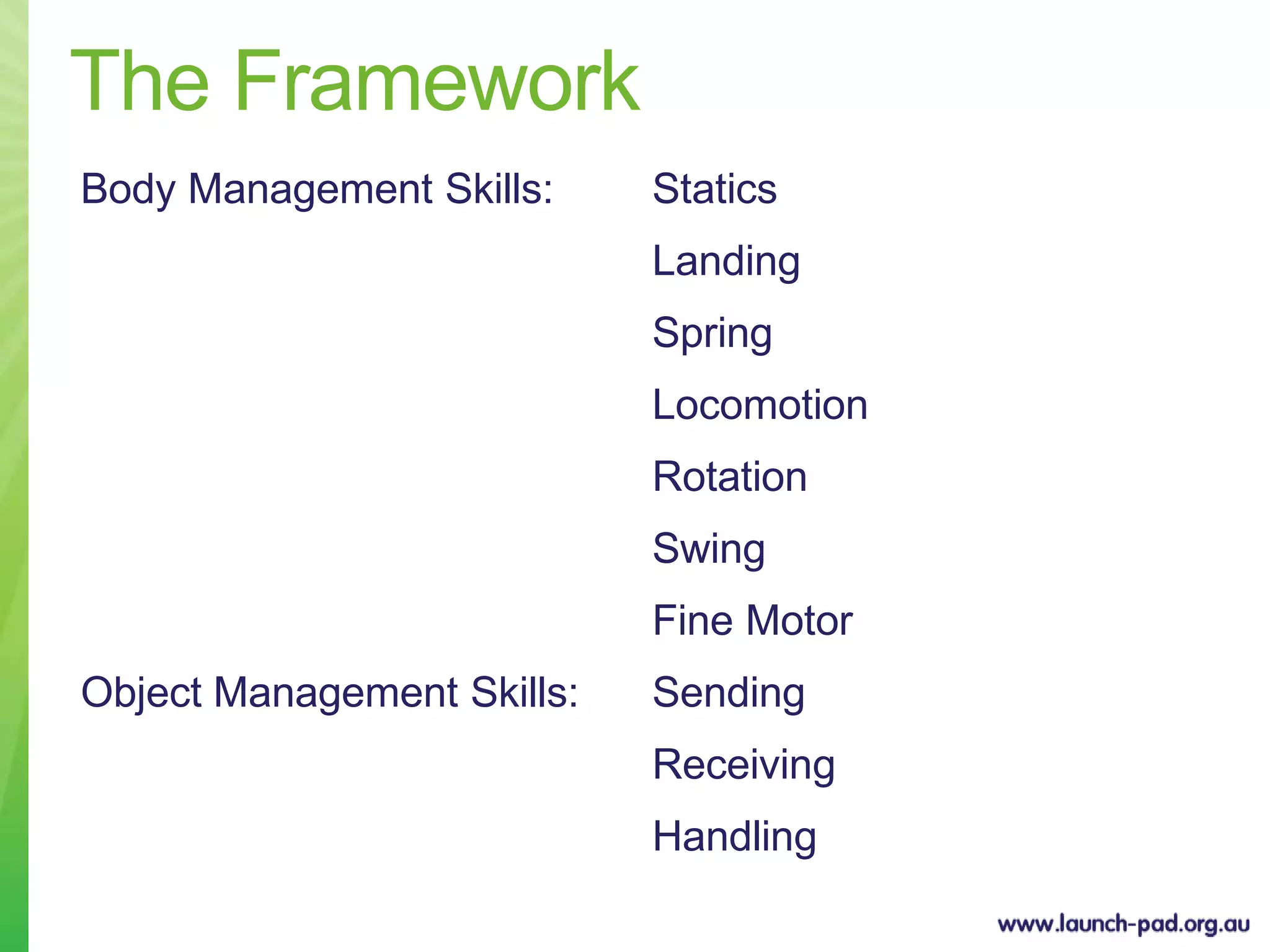 LaunchPad Framework Module | PPT