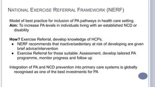 Chronic Illness frameworks and Primary Care Physiotherapy | PPTX