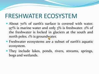 Freshwater resources | PPTX