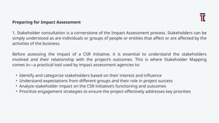 From Compliance to Impact: Understanding Impact Assessment of CSR | PPTX