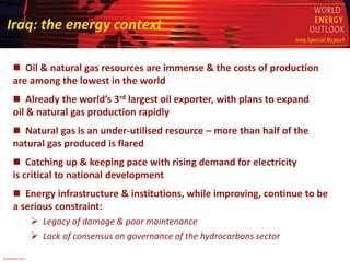 Iraq Energy Outlook Special Report | PPT