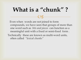 Presentation from_words_to_chunks | PPT