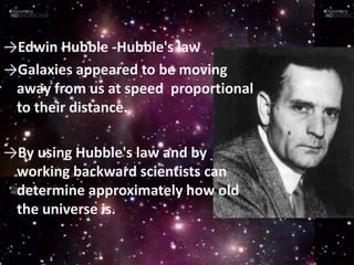 Edwin Hubble Big Bang Theory