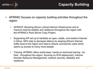 Future Sat Africa - AFRINIC Overview | PDF