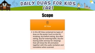 Daily Duas for Kids using AR | PPTX